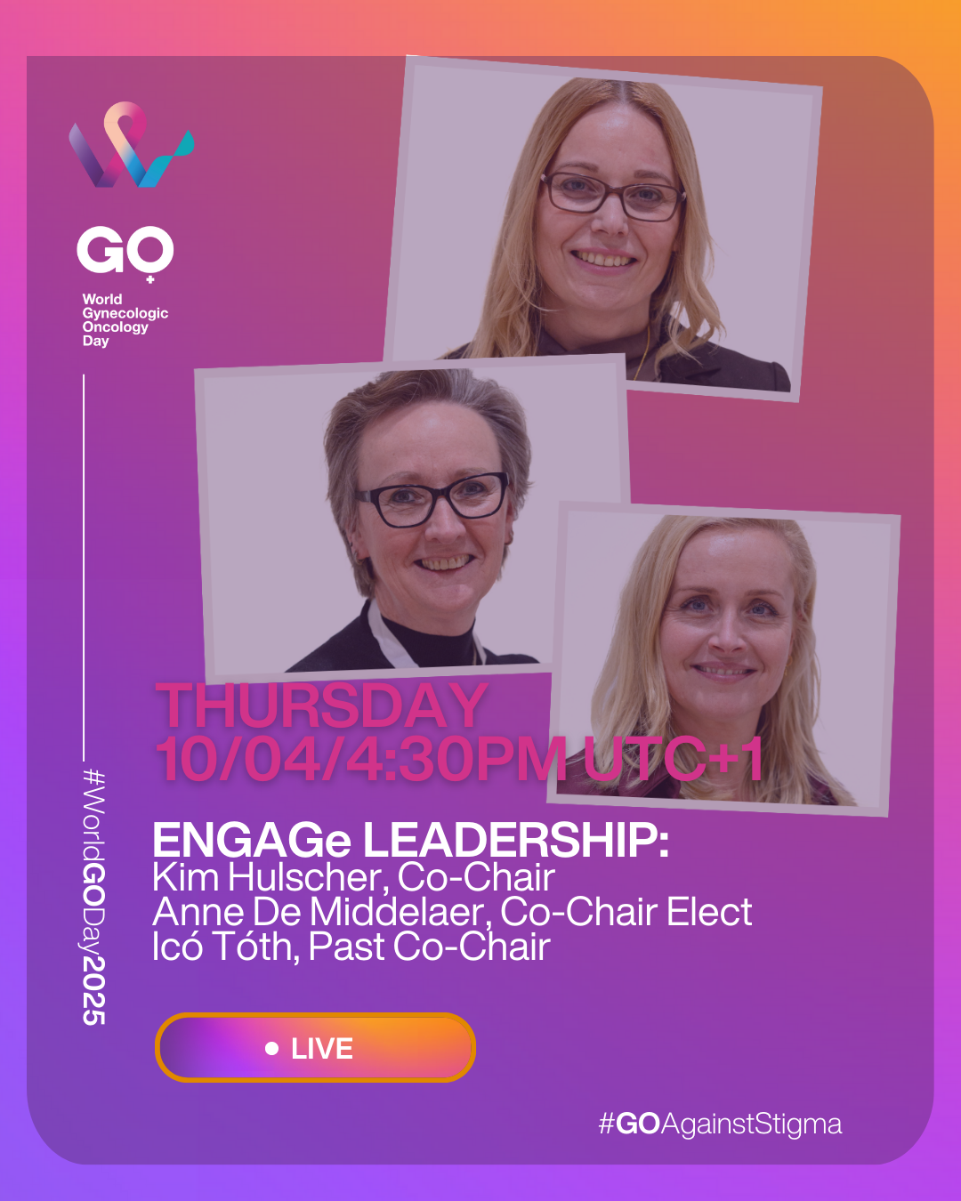 Interview with ENGAGe leadership | World GO Day